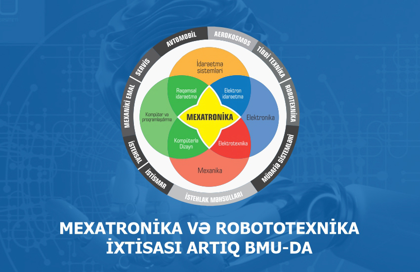 Mexatronika və robototexnika ixtisası artıq BMU-da