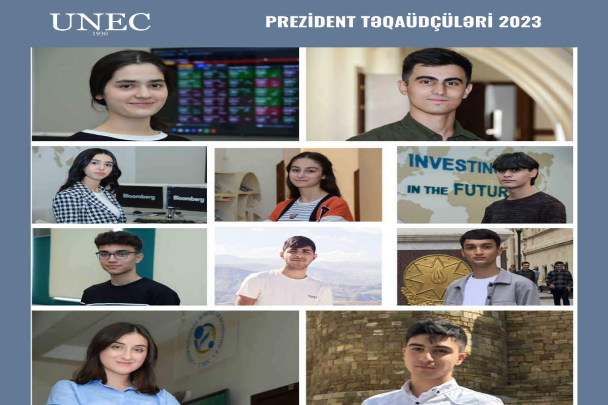 UNEC-in 10 tələbəsi Prezident təqaüdünü qazandı