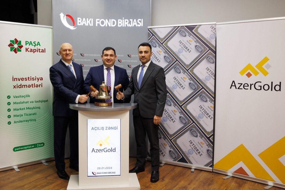 “AzerGold”un yeni istiqraz layihəsi ilə bağlı mərasimi keçirilib