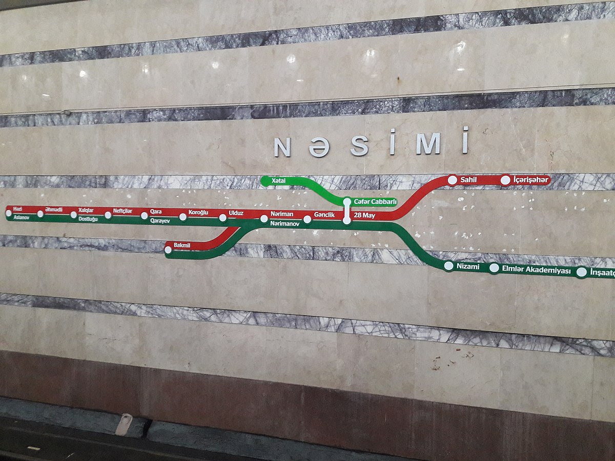 Metronun Nəsimi stansiyasında yanğın - VİDEO