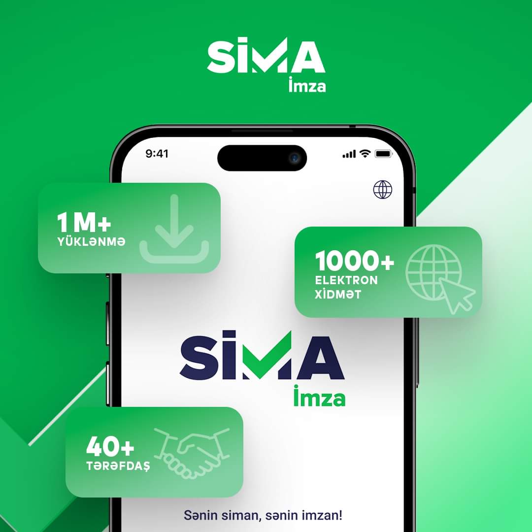 "SİMA İmza" istifadəçilərinin sayı 1 milyonu ötüb