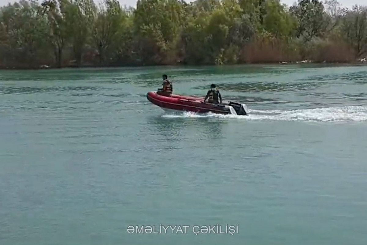 Ceyranbatan kanalında batan 13 yaşlı uşağın axtarışları davam edir ...